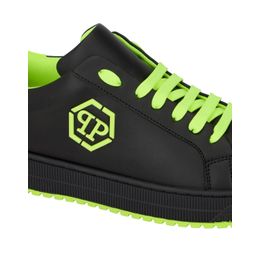 Philipp Plein Herren Sneaker "Low-Top-Sneaker", Gr. 450209, schwarz, gelb, Schuhe