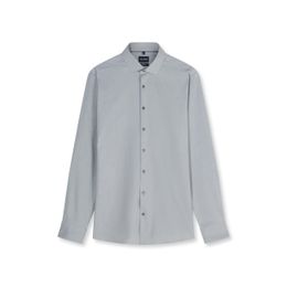 OLYMP Herren Businesshemd "OLYMP Level Five 24/Seven, Body Fit, Modern Kent mit extra langem Arm"gr&uuml;n, Gr. 46, 64% Baumwolle, 27% Polyester, 9%