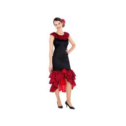 TecTake Wundersch&ouml;nes, langes Jersey-Stretch-Kleid, rot | Gr.: S