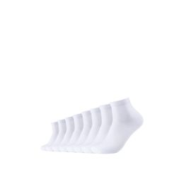 s.Oliver Damen Kurzsocken "8er Pack", Gr. 35, wei&szlig;, 70% Baumwolle, 27% Polyester, 3% Elasthan, uni, Socken