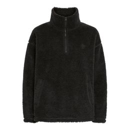 oxmo Damen Strickfleece-Pullover "Fleecejacke OXTolirone", schwarz, Gr. XXL, Obermaterial: 100% Polyester PES., Jacken