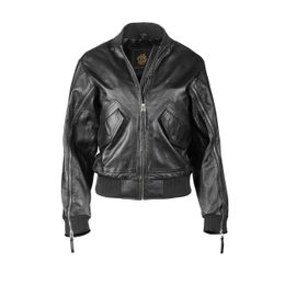 Apple of Eden Damen Lederjacke "Apple of Eden Lederjacke AOE-143", schwarz, Gr. 40, uni, Obermaterial: 100% Lammleder LEL. Futter: 100% Polyester