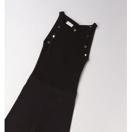 sarabanda Kinder Jumpsuit "GIRL TROUSERS", schwarz, Gr. 128, 55% Viskose, 45% Polyamid, Overalls