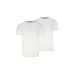 Levi's LEVI'S Herren T-Shirt "T-Shirt Solid Crew 2P 2er Pack", wei&szlig;, Gr. M, Obermaterial: 95% Baumwolle CO. 5% Elasthan EL., Shirts