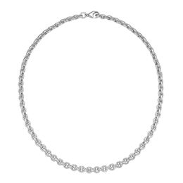Smart Jewel Damen Silberkette "Ankerkette, massiv, Silber 925", 50cm, Silber 925 (Sterlingsilber), silber, Silber 925 (Sterlingsilber), Halsketten
