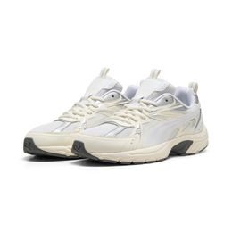 Puma Damen Sneaker "MILENIO TECH_", Gr. 38,5, beige, Synthetik, Textil, Schuhe, mit Schn&uuml;rung, leicht profiliert, aus Textil und Synthetik
