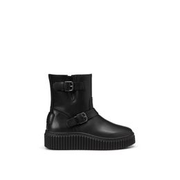 Marc O'Polo MARC O'POLO Damen Stiefel "mit flauschigem Warmfutter", Gr. 41, schwarz, Obermaterial: 100% Leder (Rind), unifarben, Schuhe