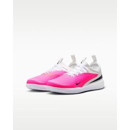 Nike M&auml;dchen Fu&szlig;ballschuh "JR PHANTOM 6 LOW ACAD IC T", Gr. 38, pink, Synthetik, Textil, Schuhe, Au&szlig;ensohle f&uuml;r Hallenb&ouml;den