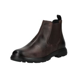 Geox Herren Stiefelette "Geox Stiefelette Leder/Textil", Gr. 43, braun, Leder, Textil, Schuhe