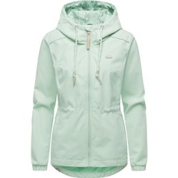 Ragwear Damen Funktionsjacke "Dankka", gr&uuml;n, Gr. XS, Obermaterial: 100% Polyester. Innenfutter: 100% Polyester, Jacken, Funktionelle &Uuml;bergangsjacke