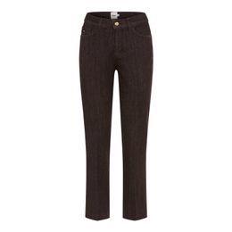 Brax Damen 5-Pocket-Jeans "Style MAY S", braun, Gr. 92, Denim/Jeans, 92% Baumwolle, 6% Polyester, 2% Elasthan, Jeans