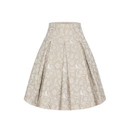 N&uuml;bler N&Uuml;BLER Damen Dirndl "Trachtenrock Perla", beige, Gr. 38, Obermaterial: 100% Polyester PES., Kleider