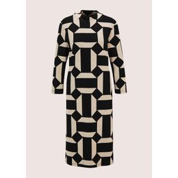 Madeleine Mode MADELEINE Damen Jerseykleid "Kleid Elegantes Kleid mit Grafik-Print", schwarz, Modern, Gr. 38, Obermaterial: 64% Polyester PES. 33% Viskose CV. 3%