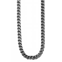 Adelia&acute;s ADELIA ́S Herren Kette ohne Anh&auml;nger "Herren Edelstahl Panzerkette Halskette", 50, Edelstahl, schwarz, Edelstahl, Halsketten