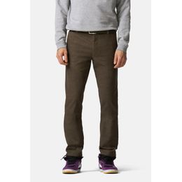 MEYER Herren Chinos "BONN", braun, Gr. 106, unifarben, 50% Baumwolle, 32% Polyester, 15% Viskose, 3% Elasthan, Hosen, mit Flexiblen Bund
