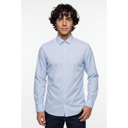 Jack & Jones JACK & JONES Herren Langarmhemd "JPRBLAPARKER SHIRT L/S REG SN"cashmere blau, Gr. XL, unifarben, Web, Obermaterial: 100% Baumwolle, Hemden