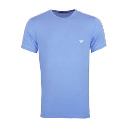 Emporio Armani T-Shirt Herren Gr&ouml;&szlig;e L hellblau / wei&szlig;