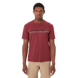 Vaude Herren Funktionsshirt "MEN'S CYCLIST T-SHIRT V", rot, Gr. XL, Web, Obermaterial: 70% Baumwolle, 30% Lyocell, Shirts, sportliche Passform, kurze