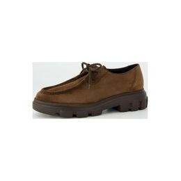Paul Green Mokassins Schn&uuml;rschuhe in Braun | Gr.: 40,5