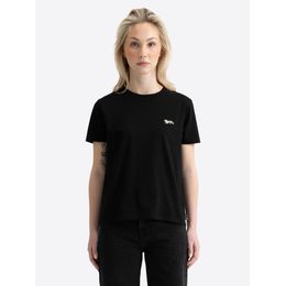 Lonsdale Damen T-Shirt "CRUDWELL", schwarz, Gr. S, Obermaterial: 100% Baumwolle, Shirts, f&uuml;r Erwachsene, aus Baumwolle