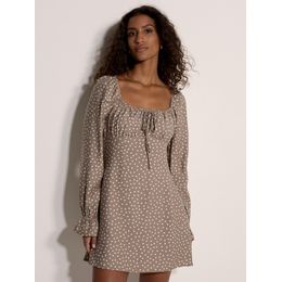 Apricot Damen Minikleid "Minikleid mit Polka-Dot-Muster", wei&szlig;, Gr. 34, gepunktet, gewebt, Obermaterial: 87% Viskose CV. 13% Nylon NY., Kleider, mit