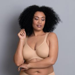 Rosa Faia Damen B&uuml;gel-BH "Twin", Gr. 80, beige, Stoff, Obermaterial: 70% Polyamid, 30% Elasthan, clean, leicht gl&auml;nzend, unifarben, BHs, mit B&uuml;gel,