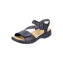 Rieker Komfort Sandalen in Schwarz | Gr.: 37