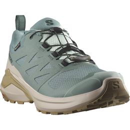Salomon Damen Laufschuh "X-ADVENTURE GORE-TEX", Gr. 37, blau, Synthetik, Textil, Schuhe, wasserdicht