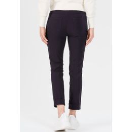 Stehmann Damen 3/4-Hose "Igor", blau, Gr. 44, unifarben, Web, Obermaterial: 72% Viskose, 25% Polyamid, 3% Elasthan, Hosen, in Gr&ouml;&szlig;en 32 bis 52, aus