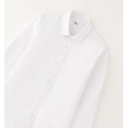 IDO Jungen Businessshirt "BOY LONG SLEEVED SHIRT", wei&szlig;, Gr. 128, 98% Baumwolle, 2% Elasthan, Shirts