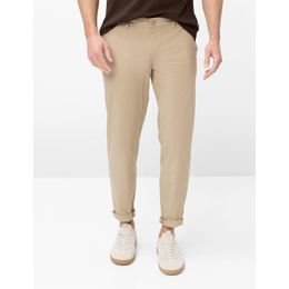 Brax Herren Chinohose "Style PHIL", beige, Gr. 36, Web, 66% Polyester, 28% Viskose, 6% Elasthan, Hosen