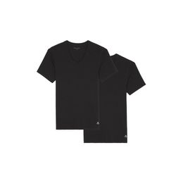 Marc O'Polo MARC O'POLO Herren Unterziehshirt "Essentials", Gr. XXL, schwarz, Jersey, Obermaterial: 95% Baumwolle, 5% Elasthan, Unterhemden, mit V-Ausschnitt und