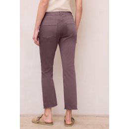 Damen Slim-fit-Jeanshazy rose, Gr. 42, STREET ONE STUDIO, unifarben, Web, 92% Baumwolle, 6% Elastomultiester, 2% Elasthan, Jeans, aus Baumwolle mit