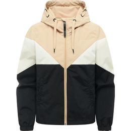 Ragwear Performance Jacket 'Rochele' female size XL Beige / Black / White