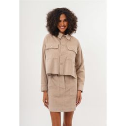 FRESHLIONS Damen Outdoorjacke "Ceres", braun, Gr. M, 100% Baumwolle, Jacken, im angesagten Cord-Design