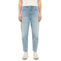 Mustang Damen Mom-Jeans "Damen Style Charlotte Tapered", blau, Gr. 29, unifarben, Denim/Jeans, 98% Baumwolle, 2% Elasthan, Jeans