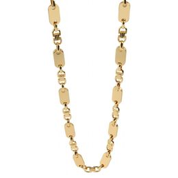 Adelia&acute;s ADELIA ́S Damen Kette ohne Anh&auml;nger "Unisex Edelstahl Halskette", 55, Edelstahl, gold, Edelstahl, Halsketten
