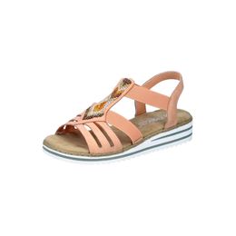 Rieker Keilsandaletten in Orange | Gr.: 38