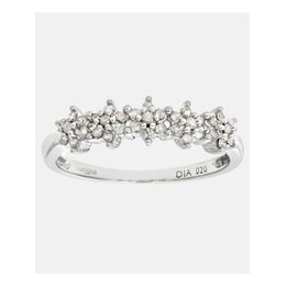 Diamant L'&eacute;ternel Eternity-Ring aus 375 Wei&szlig;gold mit Diamant | Gr.: 55