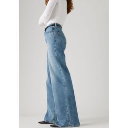 Levi's LEVI'S Damen Schlagjeans "Levi's 728 High-Rise Wide-Leg Jeans", blau, Gr. 31, Denim/Jeans, Obermaterial: 98% Baumwolle, 2% Elasthan, Jeans, weite