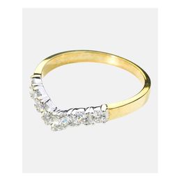 Diamant L'&eacute;ternel Ring aus 375 Gelbgold | Gr.: 48