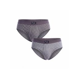 Kisses and Love 2er-Set: Slip in Gray | Gr.: M