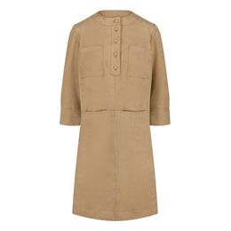 Cartoon Casual-Kleid mit Taschen in Ocker | Gr.: 36