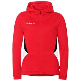 Uhlsport Trainingsjacke "Equipe 29 Multi Hood Jacke Damen" in Rot | Gr.: M