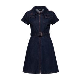 Queen Kerosin Kleid Racing Queen in Denim | Gr.: XS