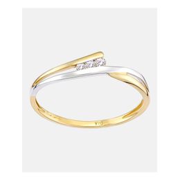 Diamant L'&eacute;ternel Ring aus 375 Gelbgold mit Diamant | Gr.: 49