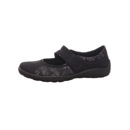 Remonte Ballerina in schwarz/gunmetal | Gr.: 40