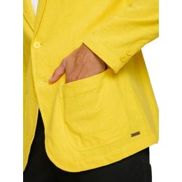 Marco Donati Herren Sakko im Baumwoll-Leinen-Mix, limone, Gr&ouml;&szlig;e 56