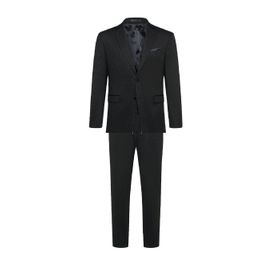 Thomas Goodwin Herren Anzug "2835-90", schwarz, Gr. 106, unifarben, 60% Polyester, 35% Viskose, 5% Elasthan, Anz&uuml;ge, mit schmalem Schnitt