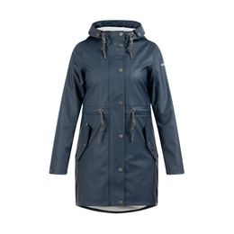 Albee Women Regenmantel in Marine | Gr.: S